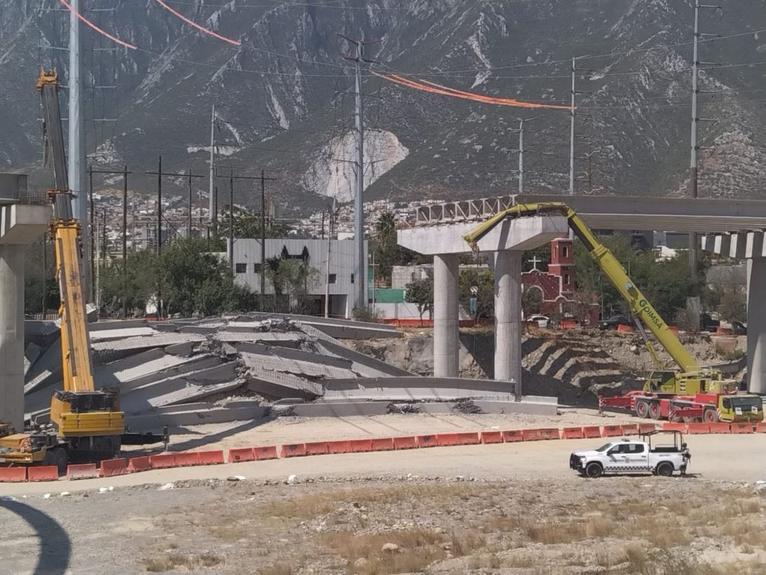 Preocupa a colectivos segunda caída de vigas en obras del viaducto ...